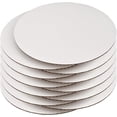 8 Inch White Round Cake Boards - Circle Cardboard Base, Sturdy ...