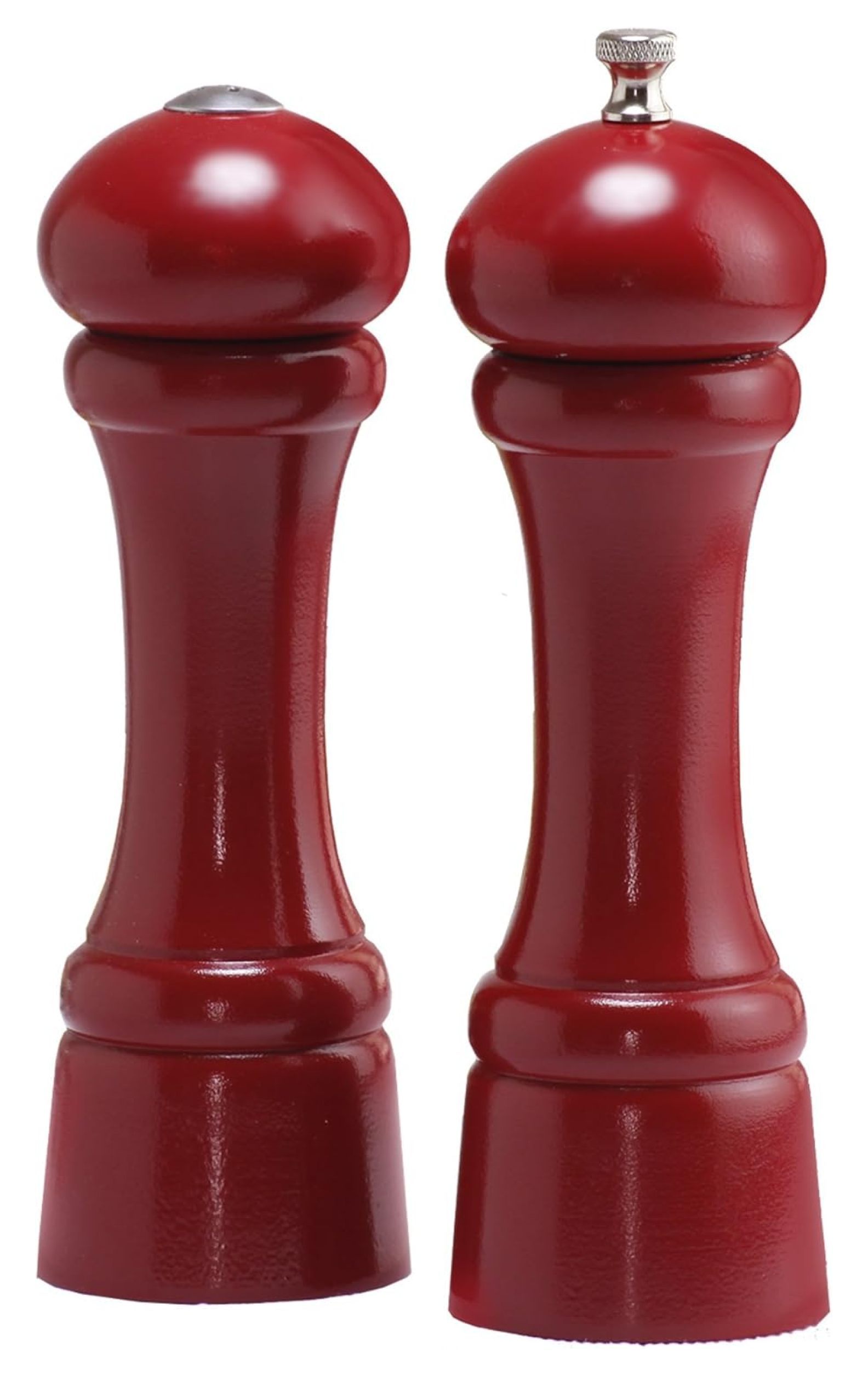 8 Inch Windsor Pepper Mill and Salt Shaker Set - Candy Red - Walmart.com
