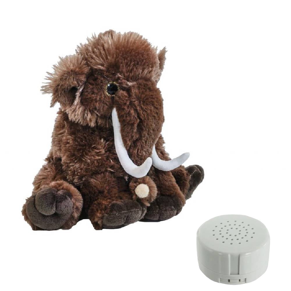 8 Inch Wollie The Mammoth Plush with Recorder Soft Musical Stuffed Toy Interactive Fun Learning ...