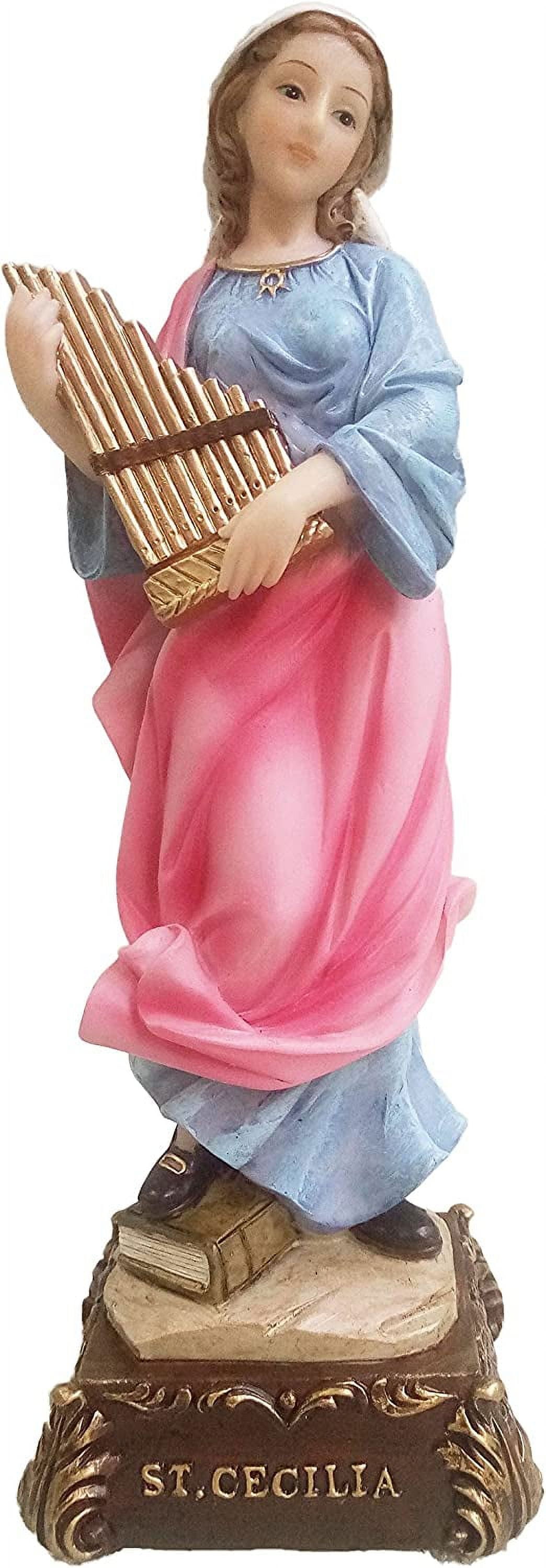 8 Inches St Statue Sculpture of Patroness of Musicians Sancta Caecilia ...