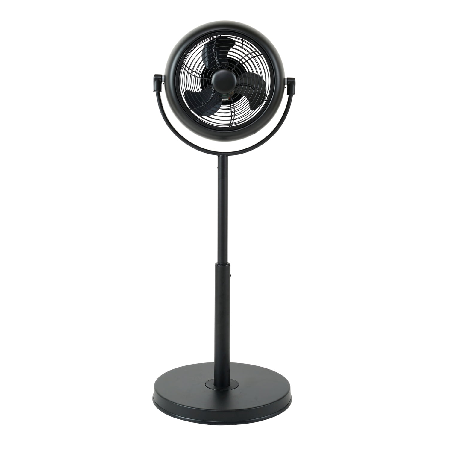 8” Industrial Retro Pedestal Fan 360° Rotatable 3 Speed Adjustable ...
