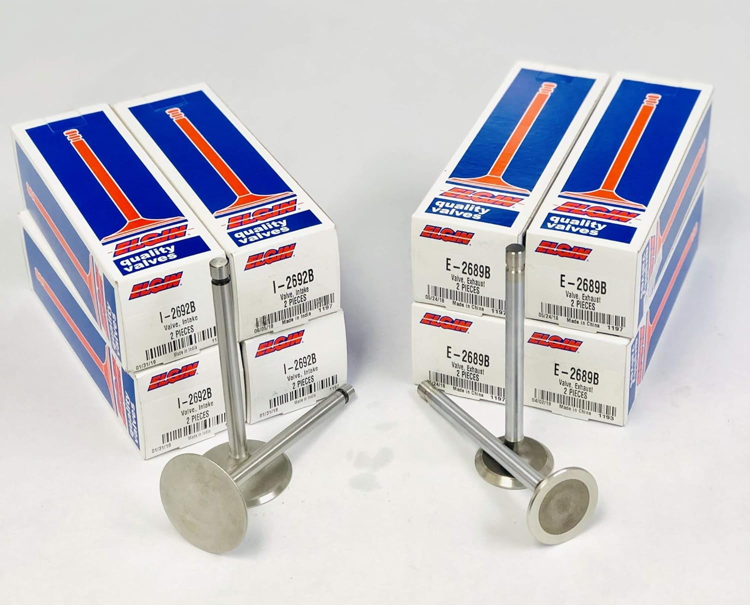 (8) Intake & (8) Exhaust Valves compatible with 1996-02 Chevy GMC 350 5 ...