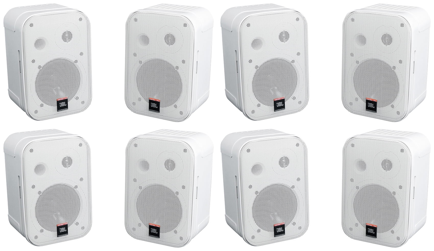 (8) JBL C1PRO-WH Control 1 PRO White 5.25" Wall Mount Home/Commercial ...