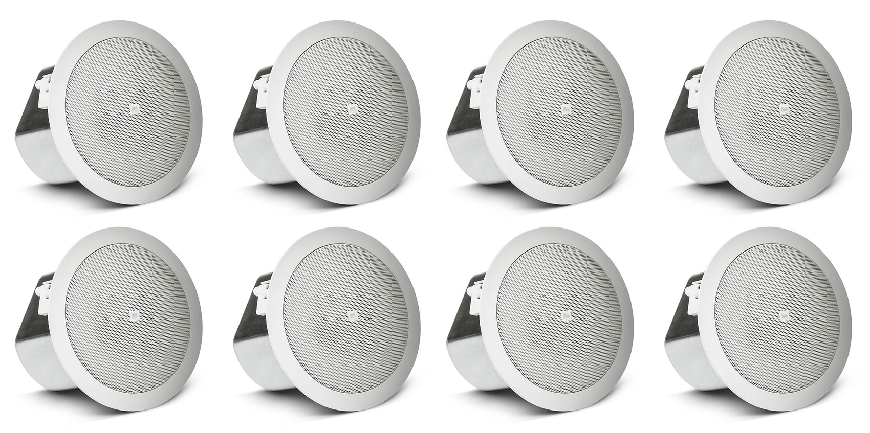 (8) JBL CONTROL 12C/T 3" 15w 70v In-Ceiling Speakers For Restaurant/Bar ...