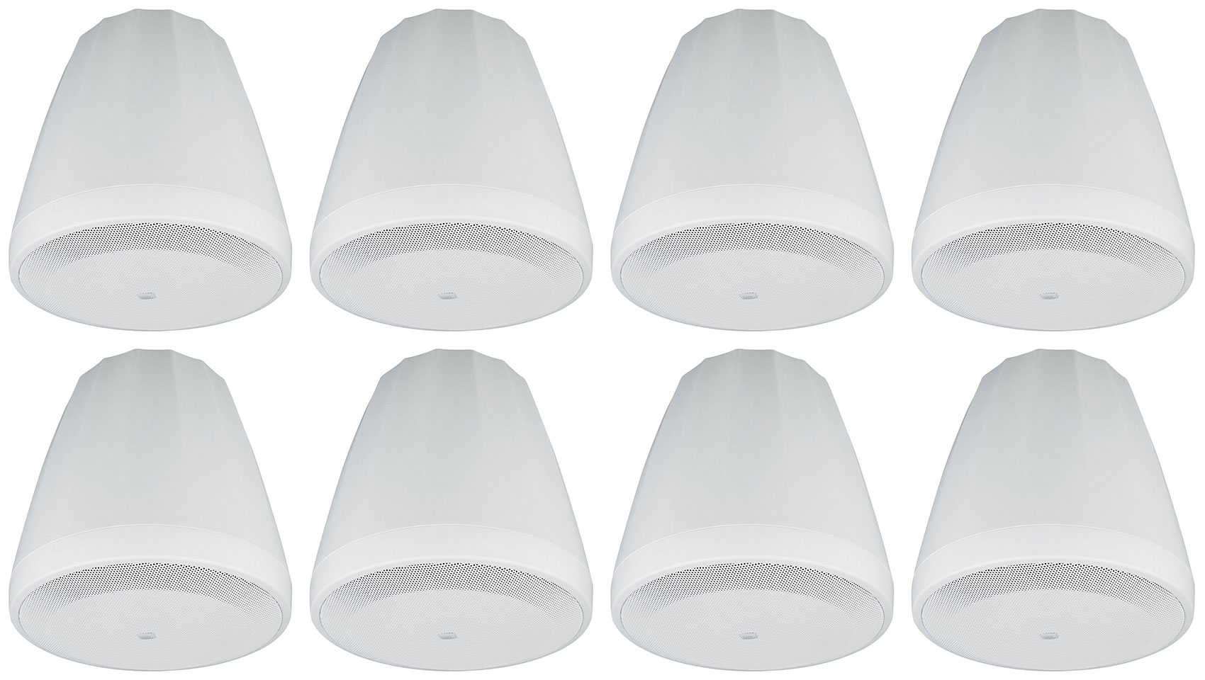 (8) JBL Control 64P/T 4" 30w Commercial 70v Hanging Pendant Speakers ...