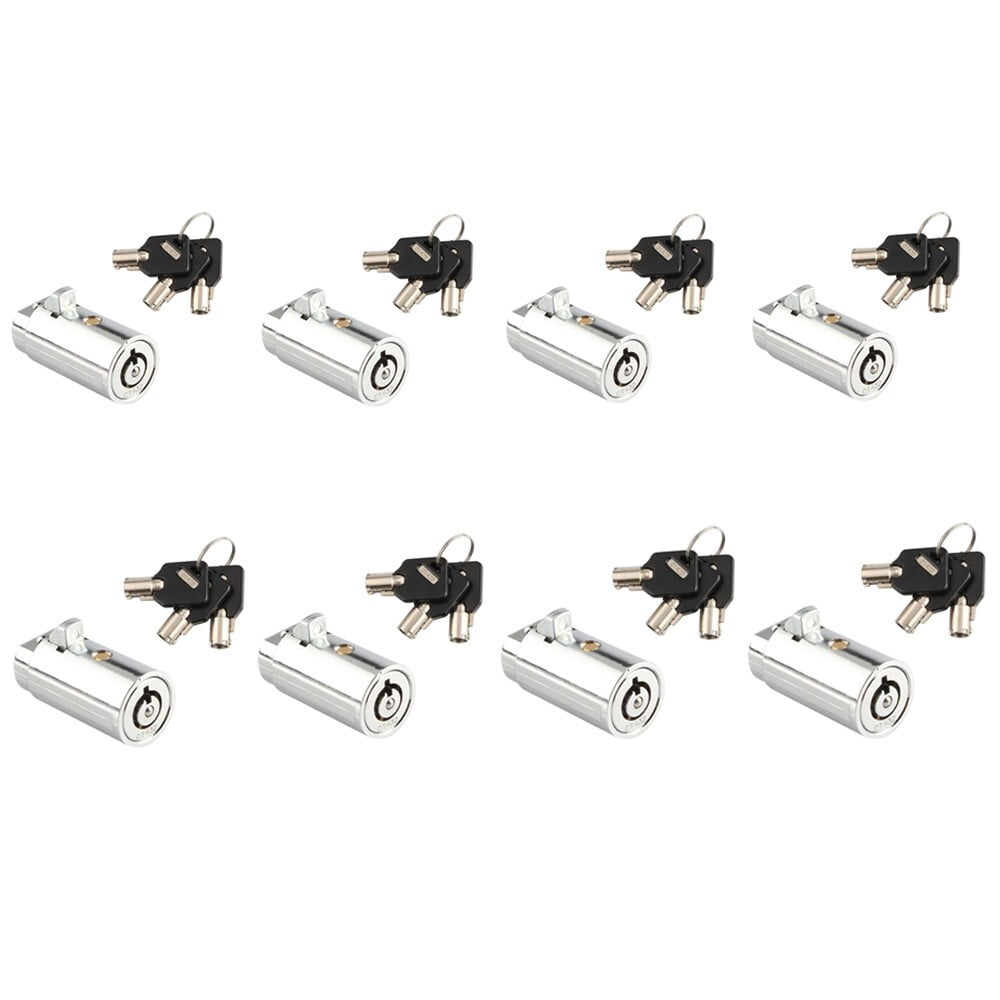 8 KEYED DIFFERENT Vending machine T Handle lock Cylinder Plug Locks ...