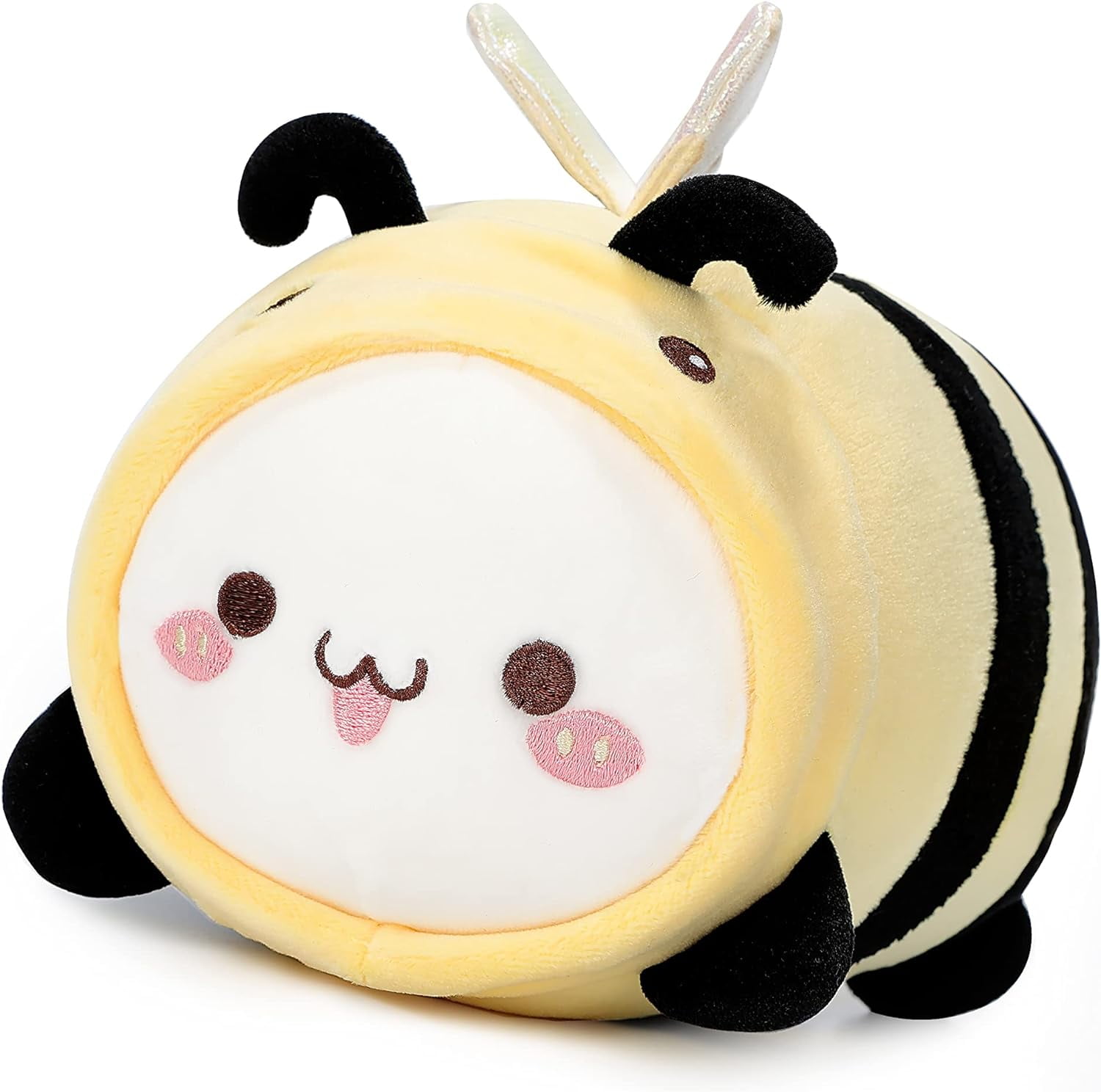 8" Kawaii Kitten Honeybee Stuffed Toy-Cute Cat Bee Plush Pillow, Soft ...
