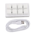 8 Key Keyboard Blue Switch Hot Swappable Copy Paste Shortcuts Mini ...