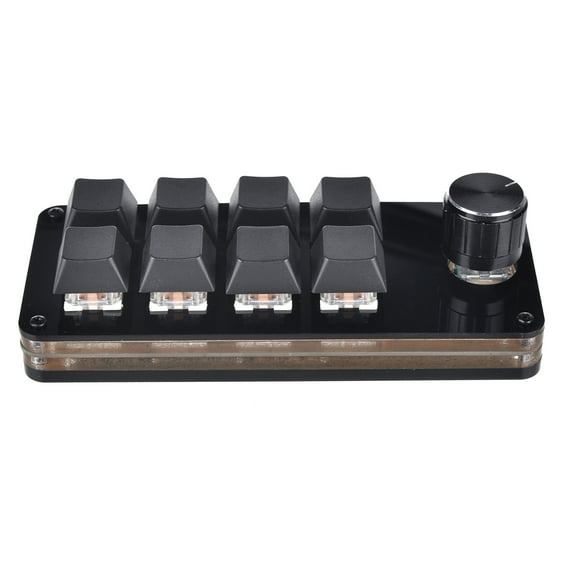8 Key Macro Programmable Keyboard Mini Mechanical Gaming Macro Keyboard ...