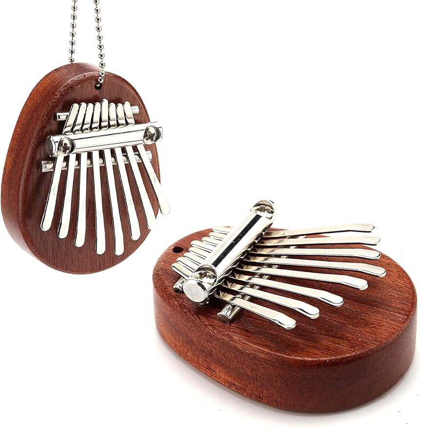 8 Keys Mini Kalimba Thumb Piano, Pocket Thumb Piano Portable Finger ...