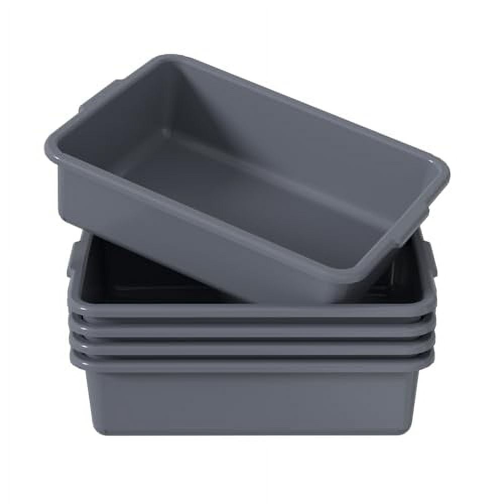 8 L Plastic Bus Tubs, Food Service Bus Tub, 5 Packs - Walmart.com