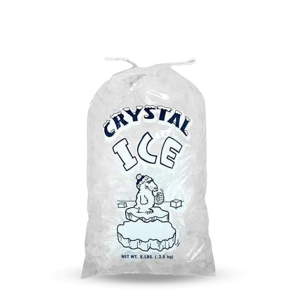 8 LB Ice Bags with Drawstring (500 Count) – Clear Plastic Bags for ...