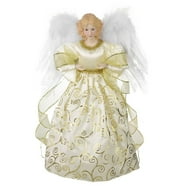 Christmas Tree Toppers SATRINO Christmas Angel Tree Topper,11.8 Inch ...