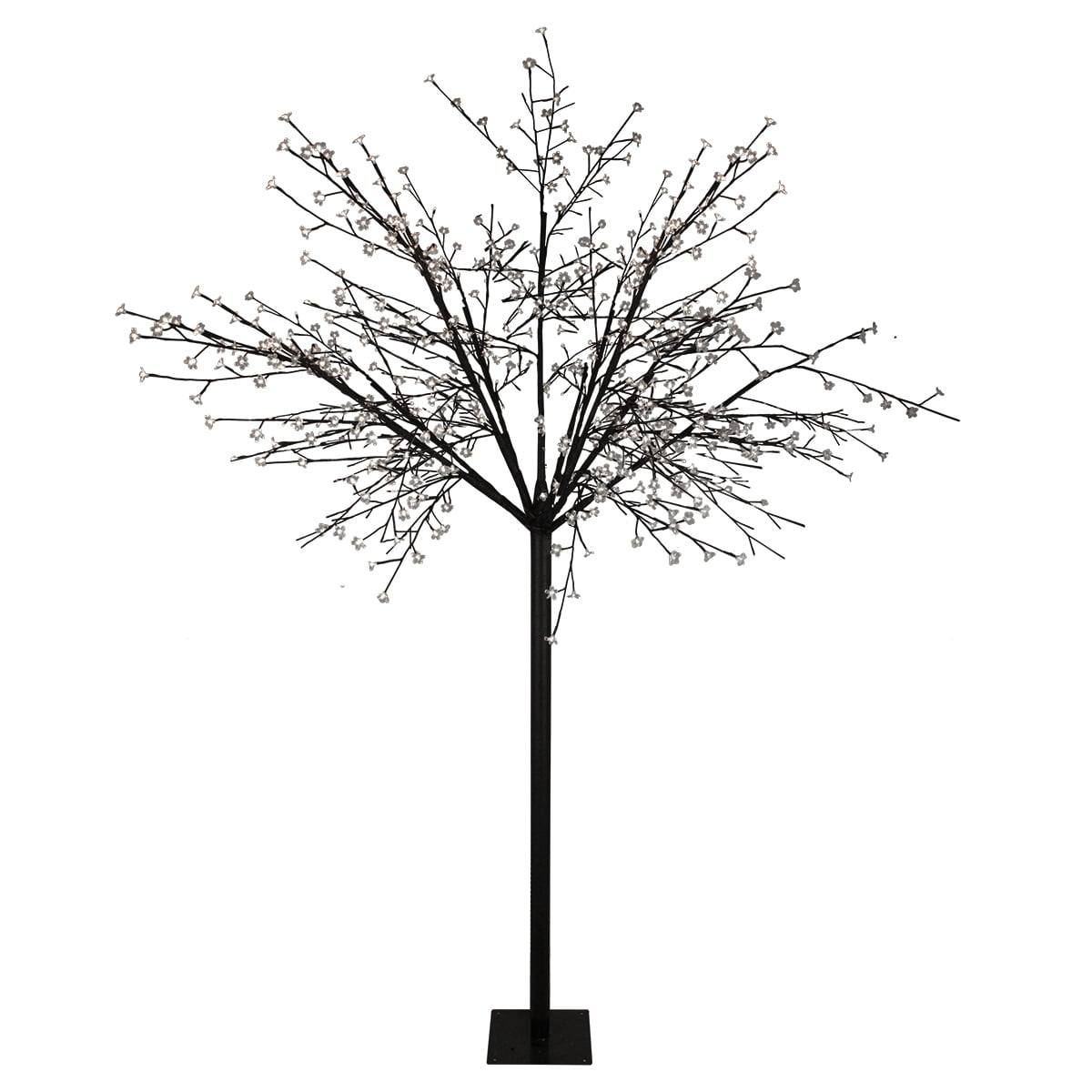 Northlight 8' Prelit LED Multi-Function Cherry Blossom Flower Tree Pure ...