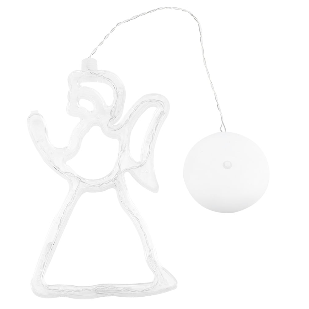 8 LED Warm White Battery-Powered Indoor Window String Lights - Perfect ...