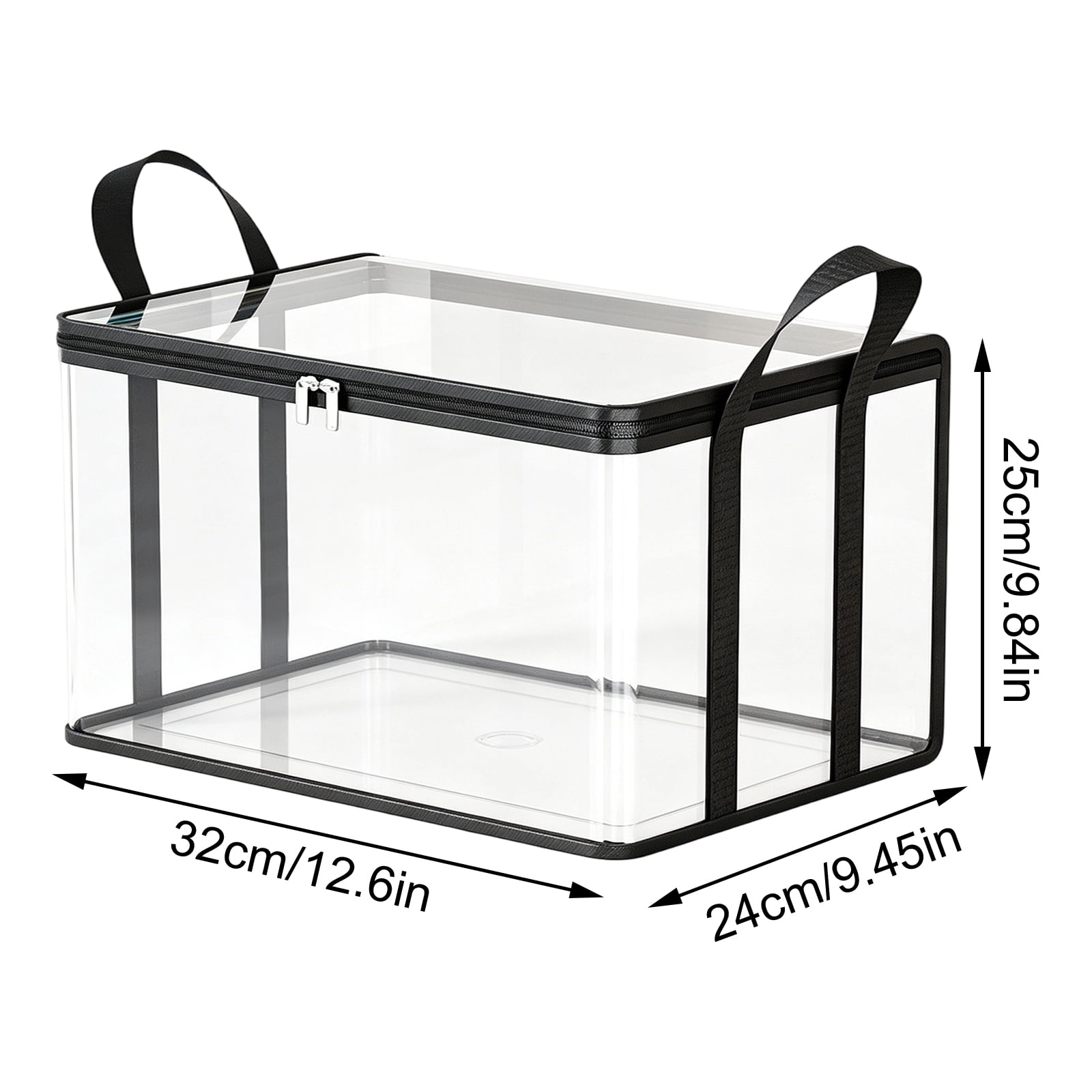 8 Large Heavy-Duty Thick Plastic Clear Storage Bag for Clothes, Moving ...