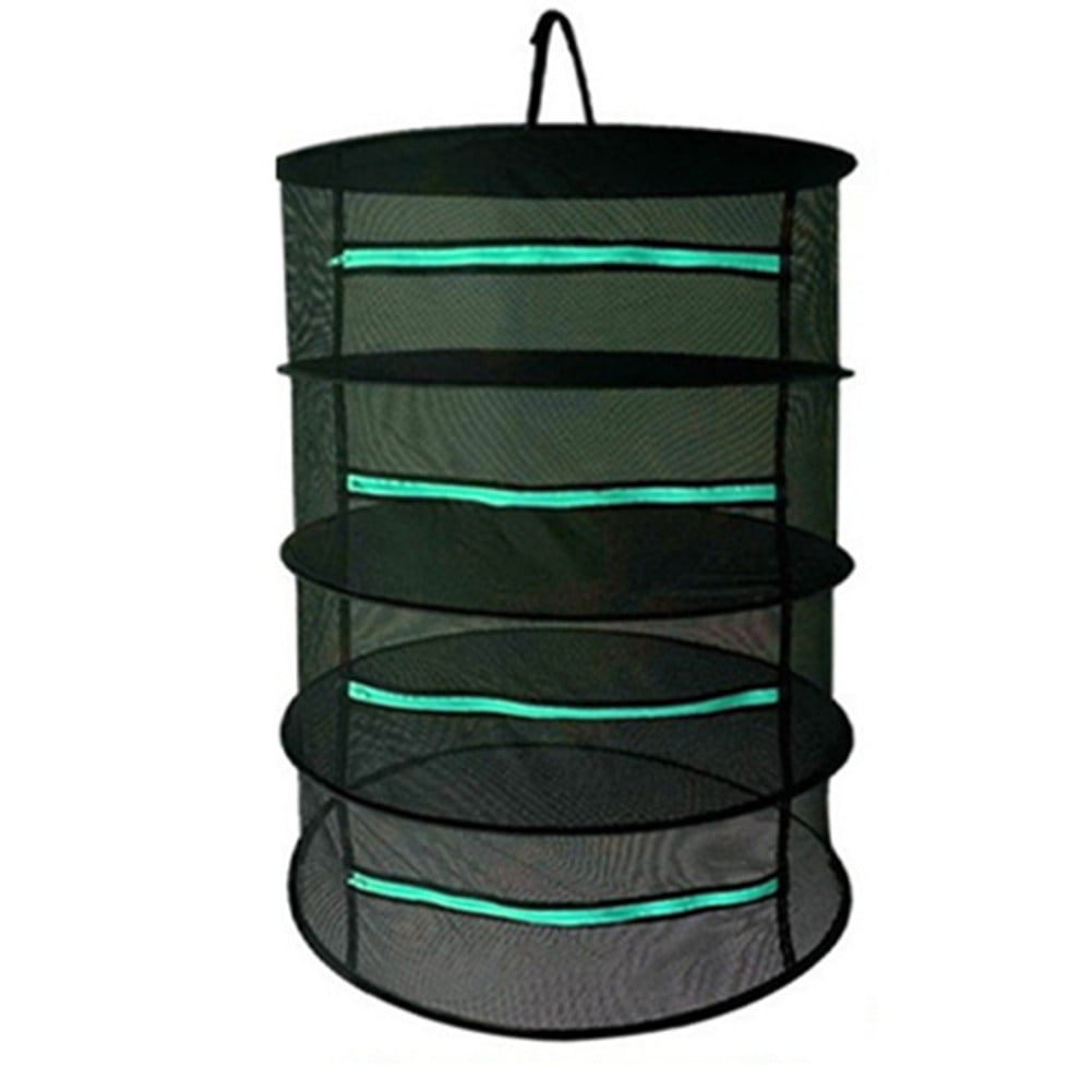 8 Layer Drying Net For Herb Fish Hanging Basket Folding Dry Rack Herb ...