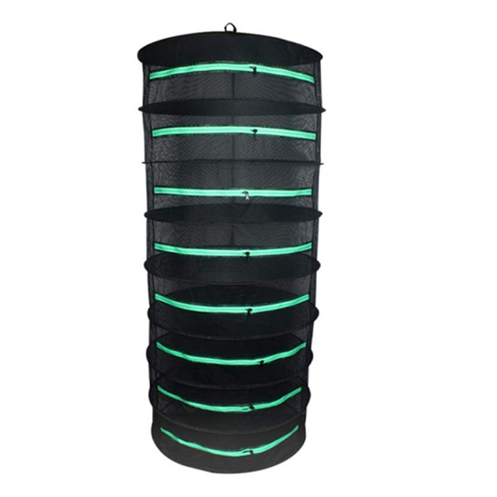 8 Layer Drying Net For Herb Fish Hanging Basket Folding Dry Rack Herb ...