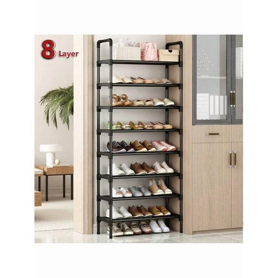 8-Layer Simple Shoe Rack Household Shoe Cabinet Multi-Functional ...