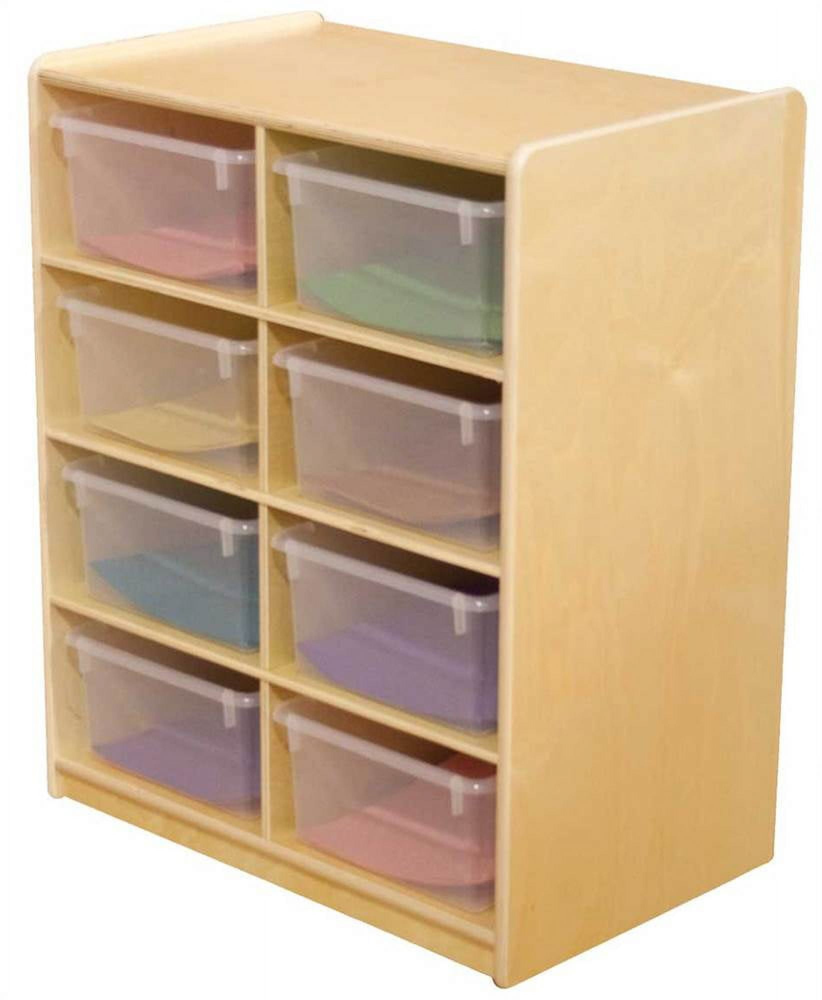 8-Letter Tray Storage Unit with 5 in. Translucent Trays - Walmart.com