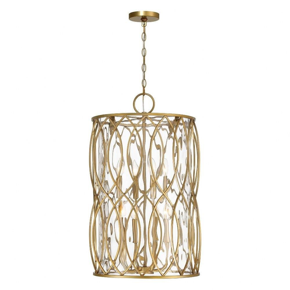 8 Light Pendant in Glam Style-30 inches Tall and 18 inches Wide ...