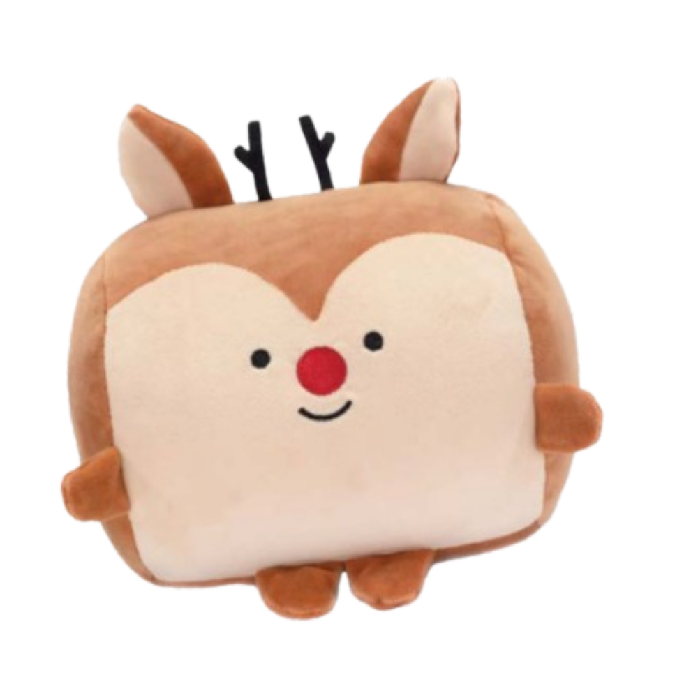 8" Lil' Huggy Reindeer Plush Toy - Soft & Cuddly Christmas Stuffed ...