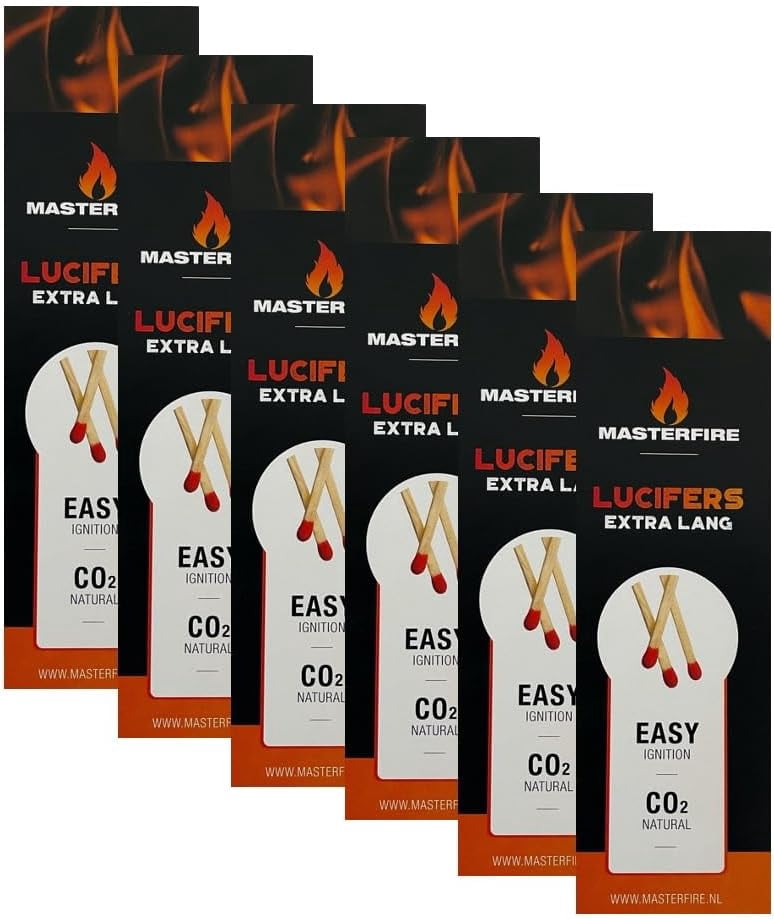 8" Long Wooden Matches 6 Pack (270 Counts) - Walmart.com