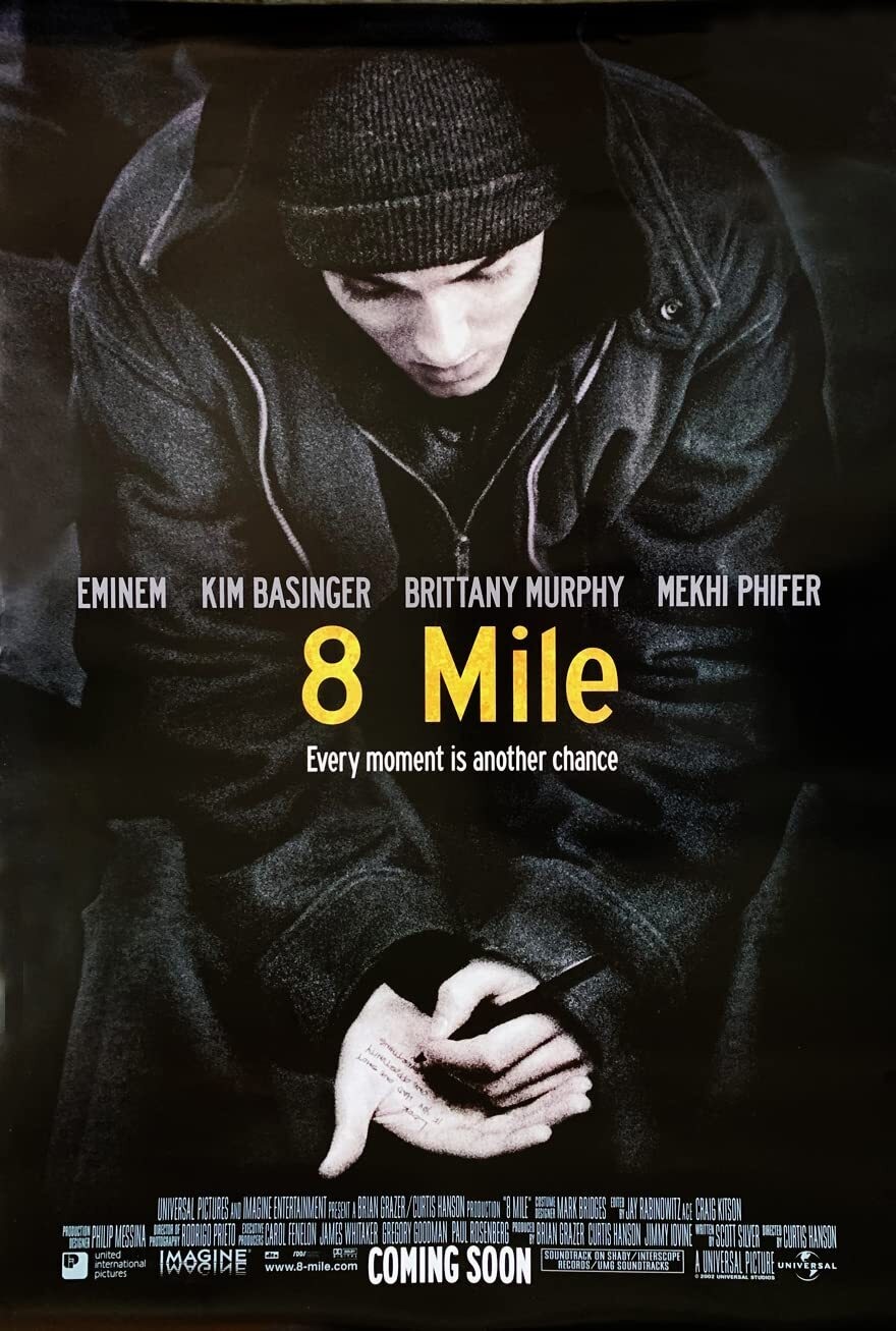8 MILE MOVIE POSTER Posters Art Prints Decor Poster Posters Art Prints ...