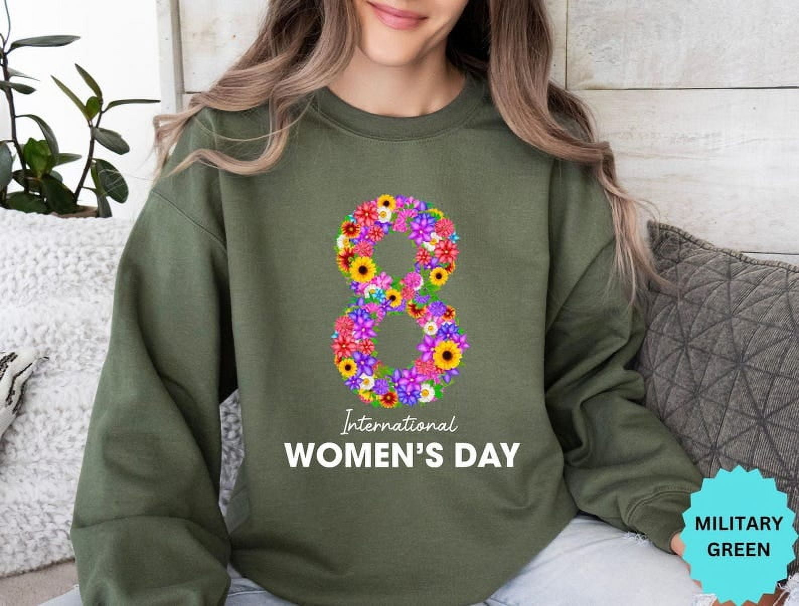 8 March Shirt International Women's Day Sweatshirt, Womans Day Gift ...