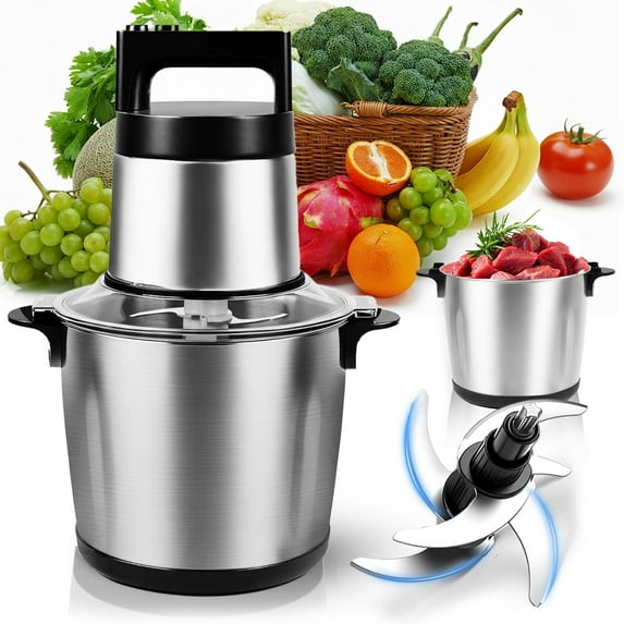 #8 Meat Grinder, [3200W Max] Electric Heavy Duty Sausage Stuff with 2 ...