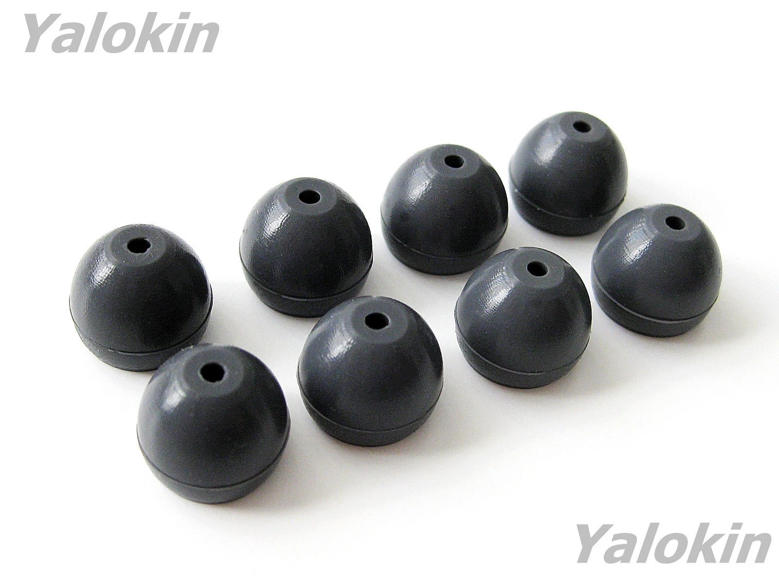 8 Medium Gray Replacement Ear-Tips Ear-Buds Eargels For Westone In-Ear ...