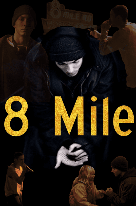 8 Mile 2002 Poster 24x36 - Eminem, Rapper, Urban Drama, Music Film ...