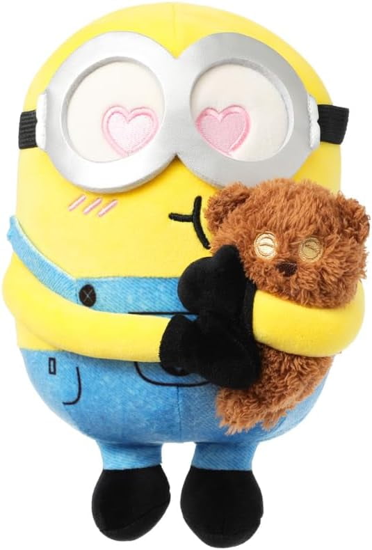 8" Minions Stuffed Animals Plush Toys (Bob), Cute Sleeping Bedding ...