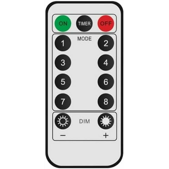 8 Mode StringLight 13 Keys Remote Control Replacement$$Home Decor ...