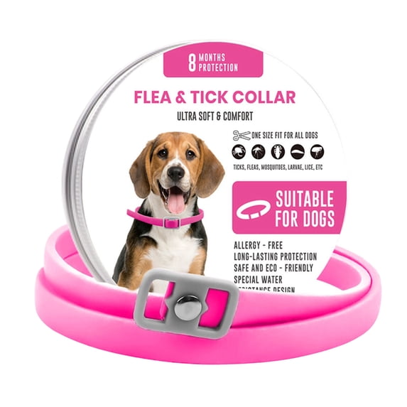 8 Month Flea and Tick Prevention Pendant for Dogs Natural Ingredients ...