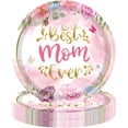 8 Mother's Day decorative paper plates - 9-inch reserved paper plates ...