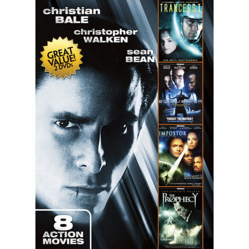 8-Movie Action: Christian Bale & Joseph Gordon DVD - Walmart.com