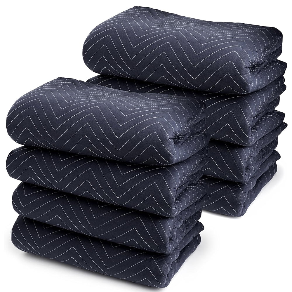 8 Moving & Packing Blankets - Pro Economy - 80" x 72" (35 lb/dz weight ...