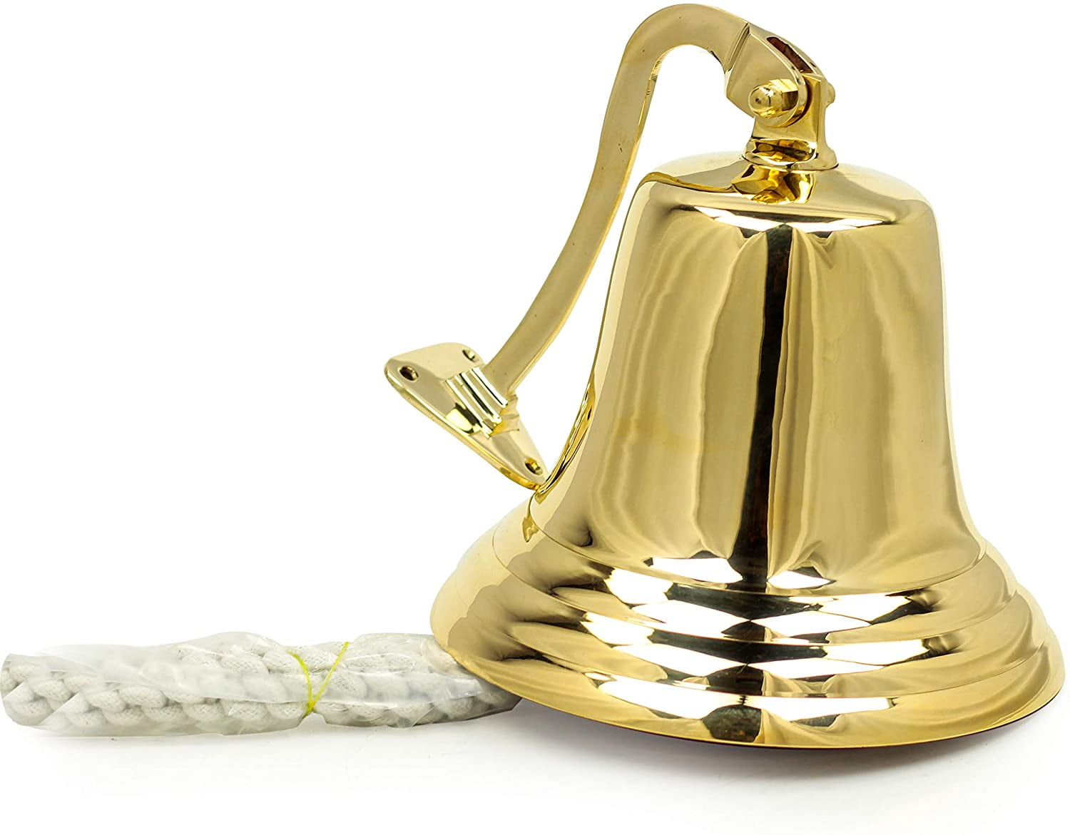 8" Nautical Brass Maritime Ship Bell - Walmart.com