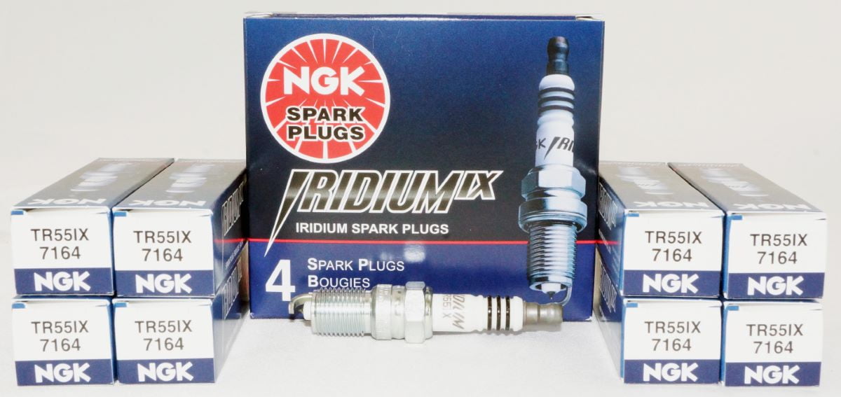 8 New NGK Iridium IX Spark Plugs TR55IX # 7164 by NGK - Walmart.com