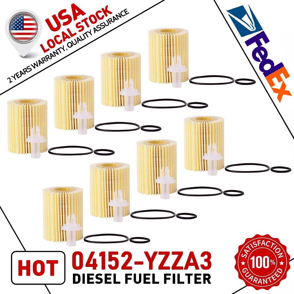 8 New Oil Filter For Lexus 04152-YZZA3 Brand New - Walmart.com