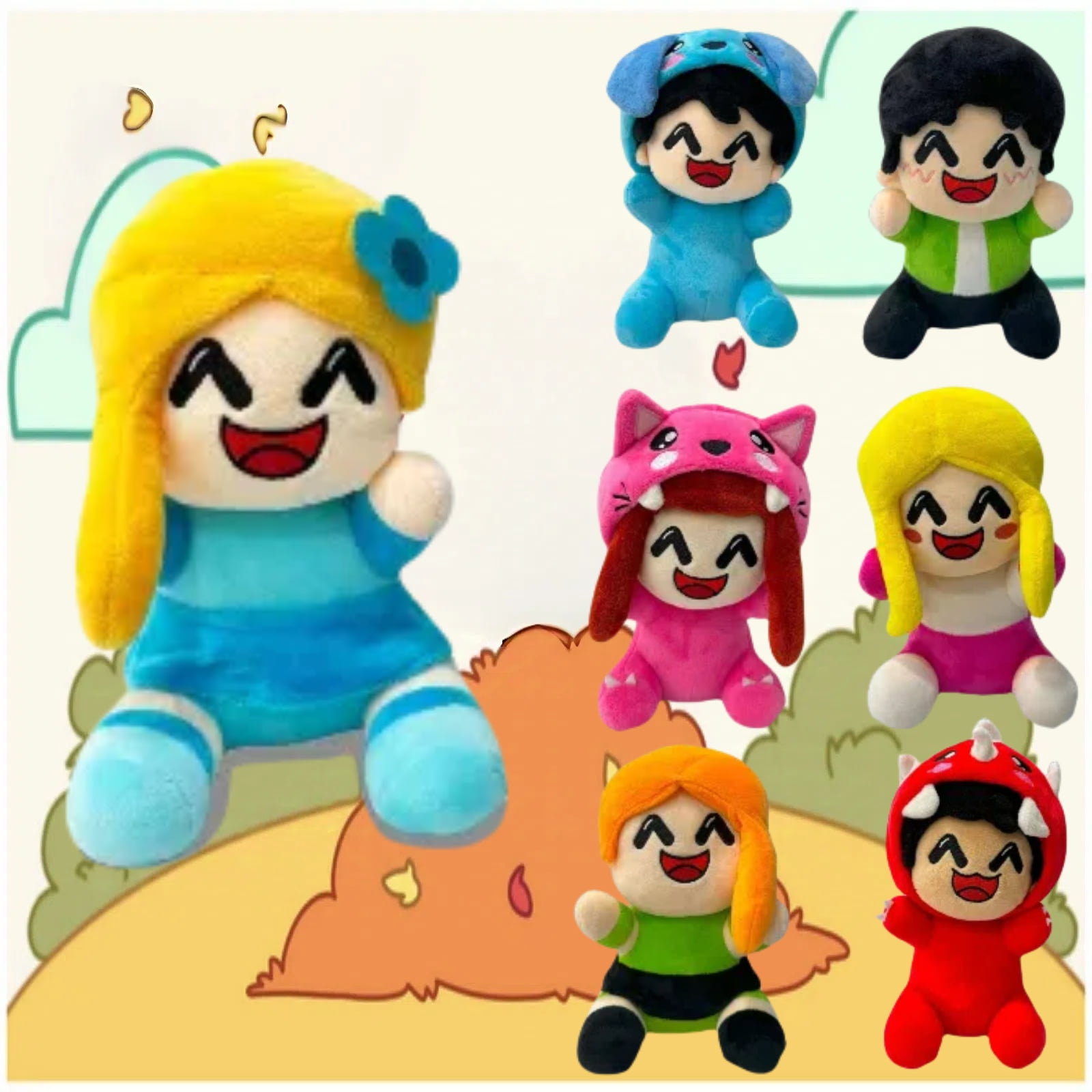 8" OMZ Crew Plush Toys: Huggable, Stylish Characters – Ideal for Kids ...