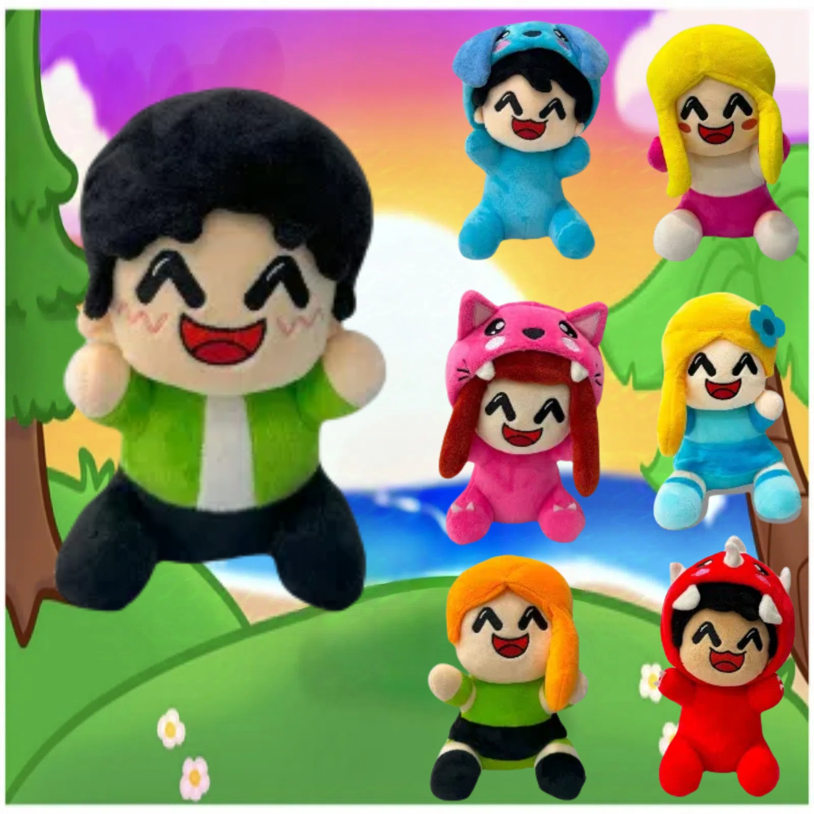 8" OMZ Plush Collection: Soft, Collectible Characters for All Ages ...