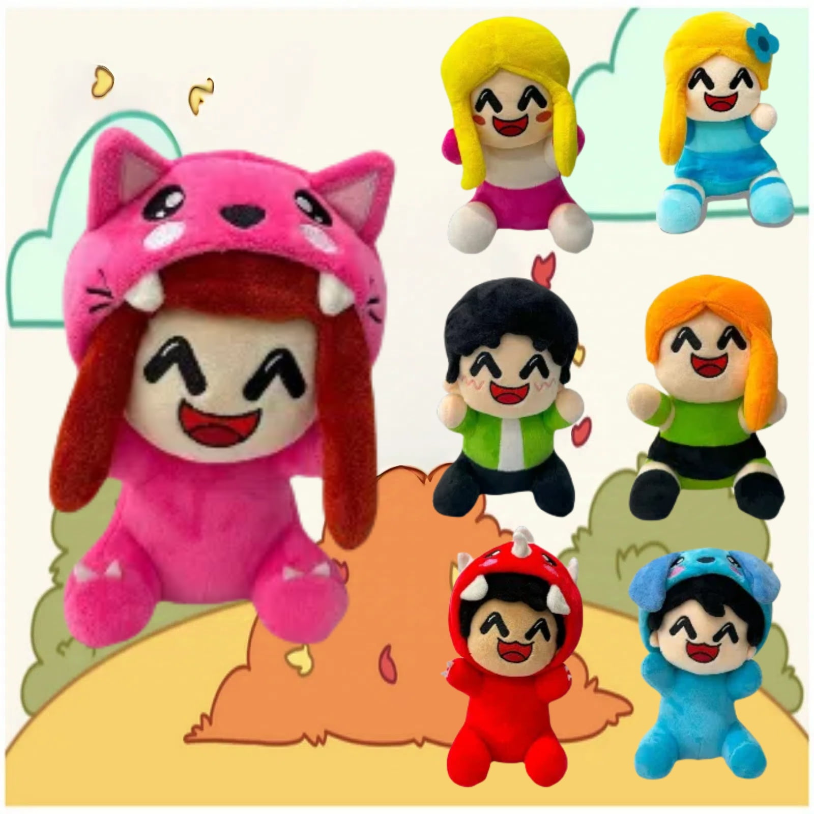 8" OMZ Plush Toys: Soft, Collectible Characters That Are Ideal for Any ...