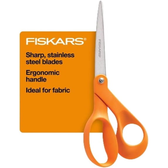 8" Original Oran-Handled Stainless Steel Scissors, Ergonomic and Keeps ...