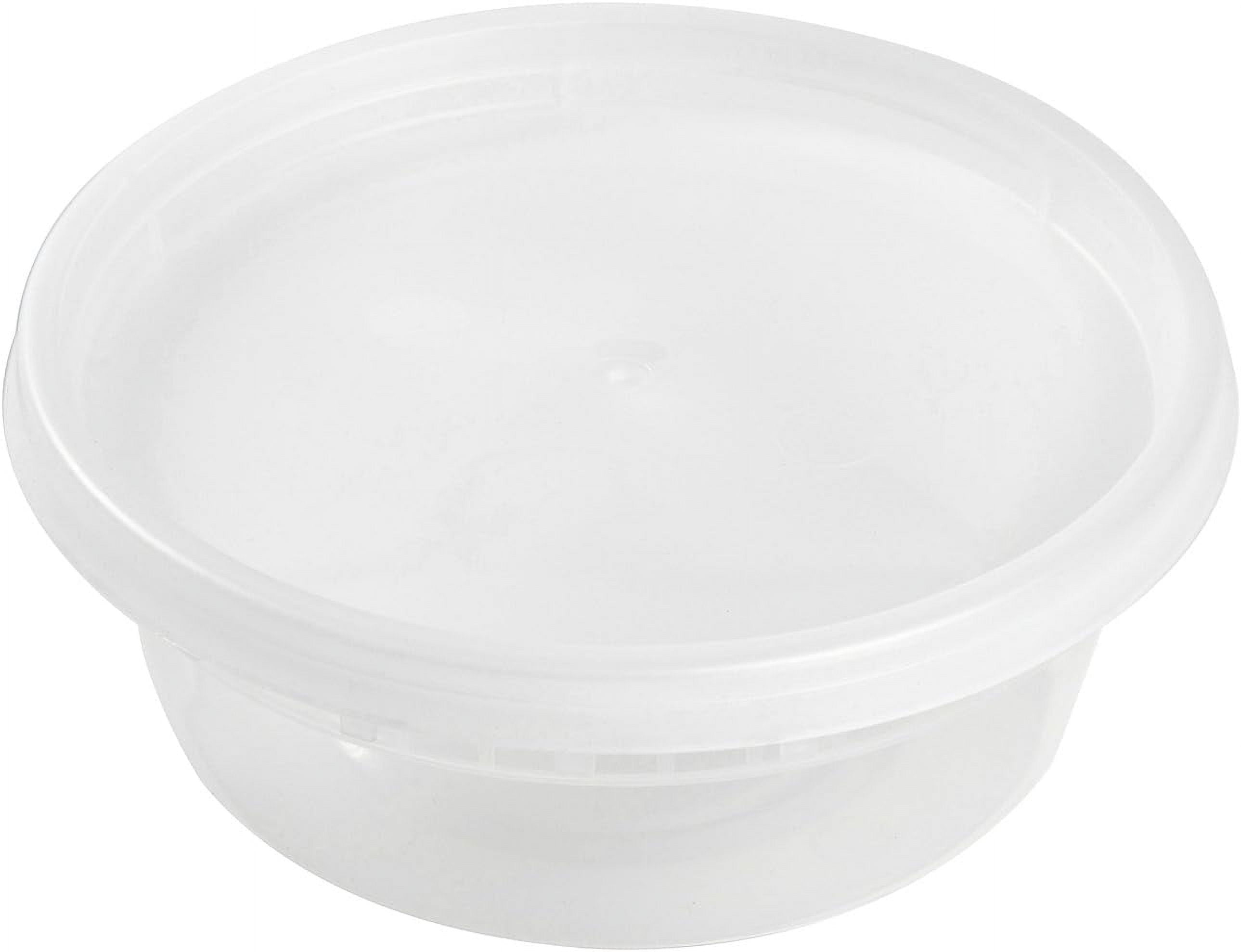8 Ounce Clear Deli Container with Lid Combo, Case of 240 - Walmart.com