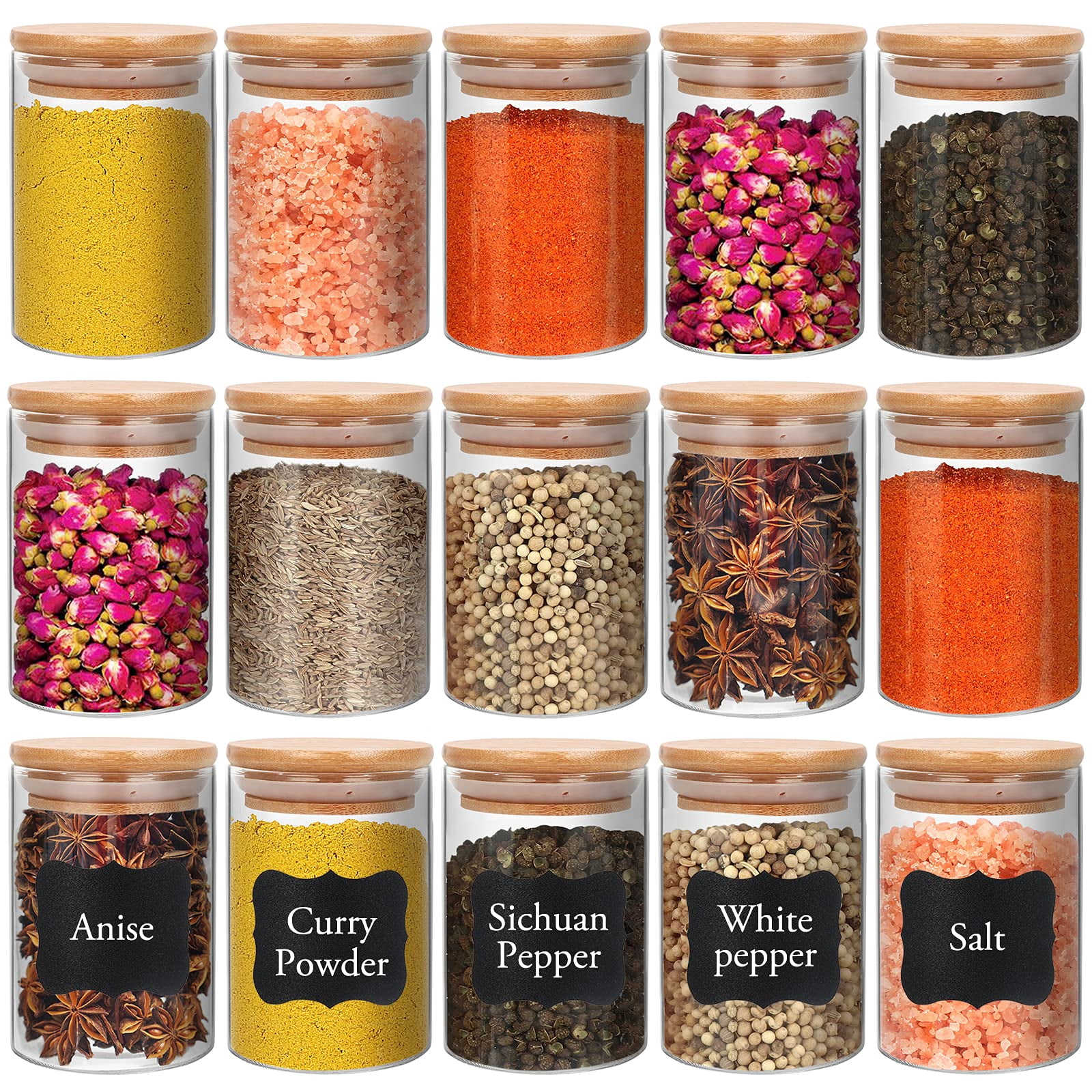 8 Oz Gljars With Lids - Borosilicate Airtight Canisters Food ...