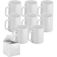 8 Pack 15 Oz White Professional Grade Sublimation Mug Sublimation