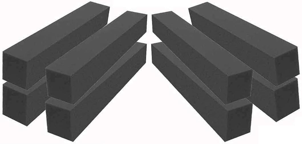 [8 PACK] 3 x 24 inches CORNER BLOCK FILL Acoustic Foam Bass Trap ...