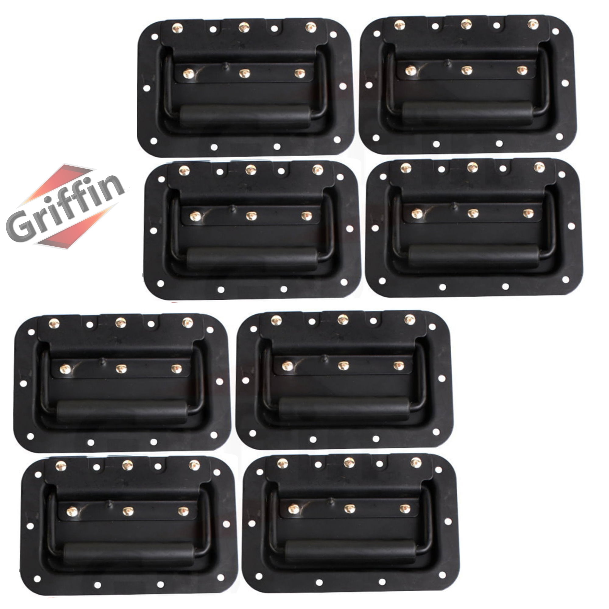 8 PACK - Griffin Recessed Speaker Cabinet Handles for Rack Road Flight ...